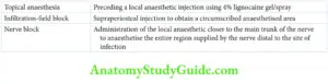 Local Anaesthesia Notes - Anatomy Study Guide
