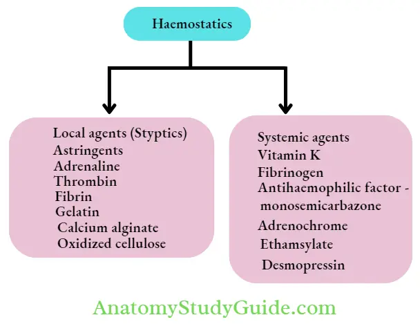 Drugs Affecting Blood Coagulation - Anatomy Study Guide