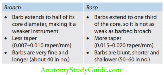 Endodontic Instruments Classification Notes - Anatomy Study Guide