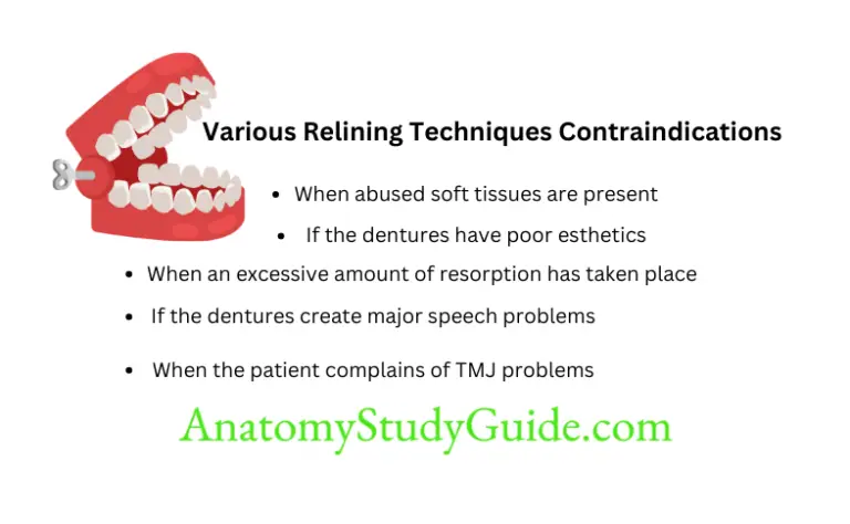 Relining And Rebasing Of Complete Dentures - Anatomy Study Guide